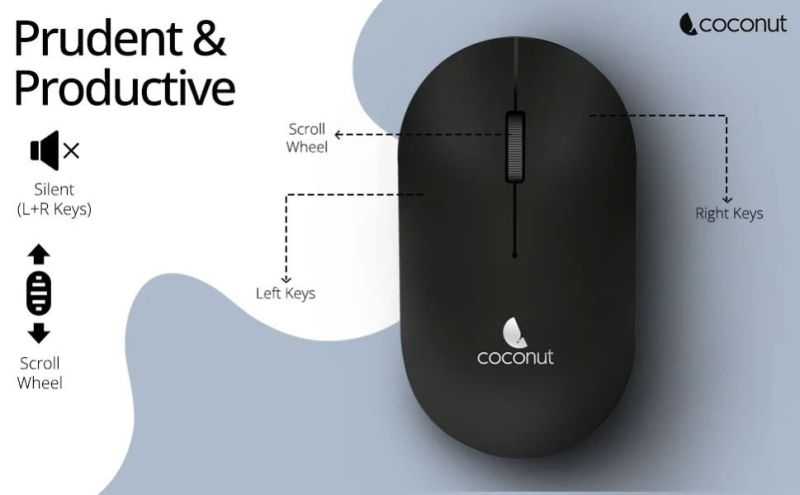 COCONUT Fame Wireless Mouse, Value Series Mouse in APkart Online Store