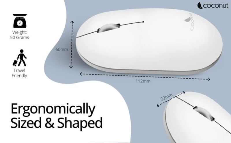COCONUT Fame Wireless Mouse, Value Series Mouse in APkart Online Store